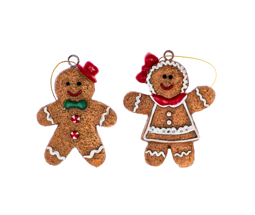 Gingerbread Boy & Girl Hangers - The Christmas Barn